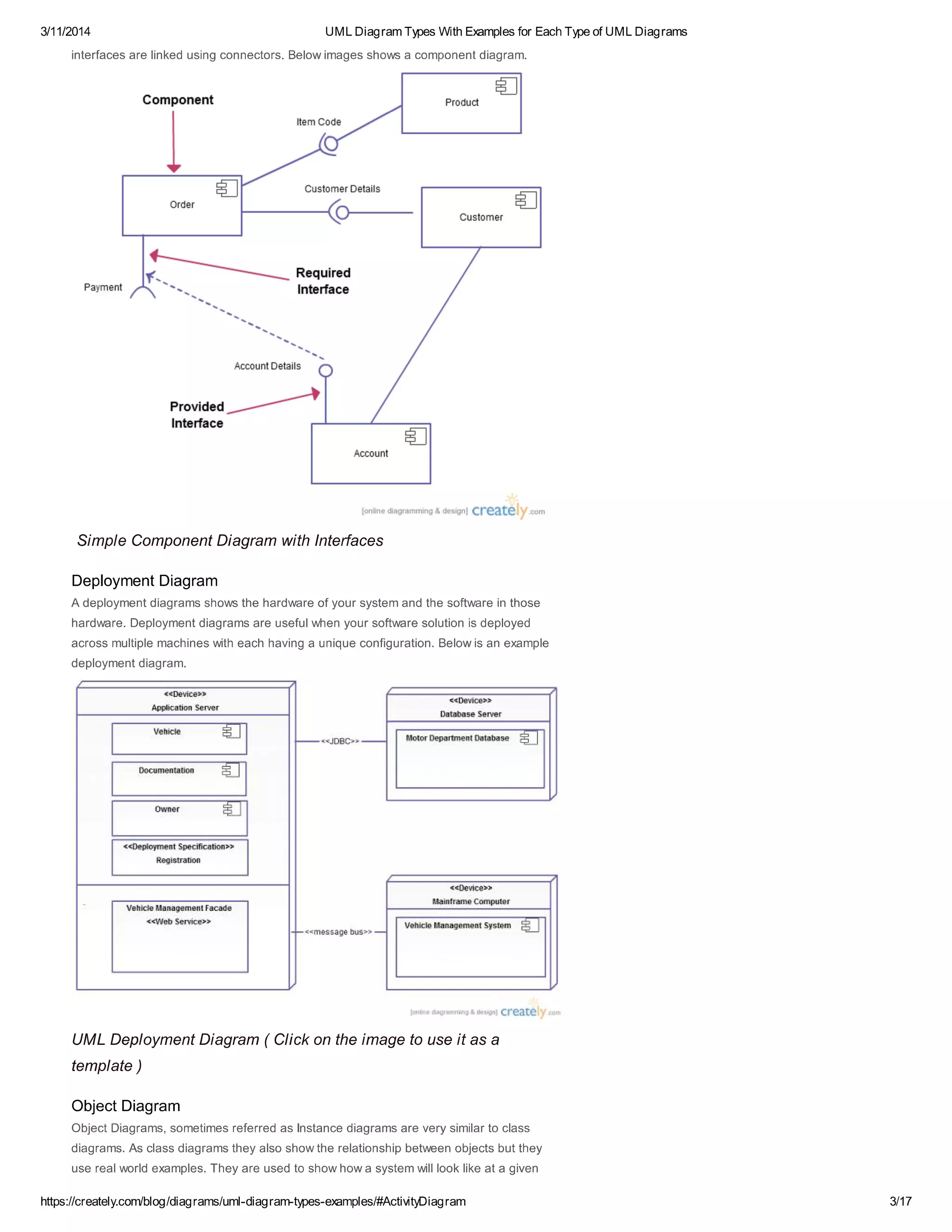 Uml diagram types with e.. | PDF | Graphics Software | Computer Software and Applications