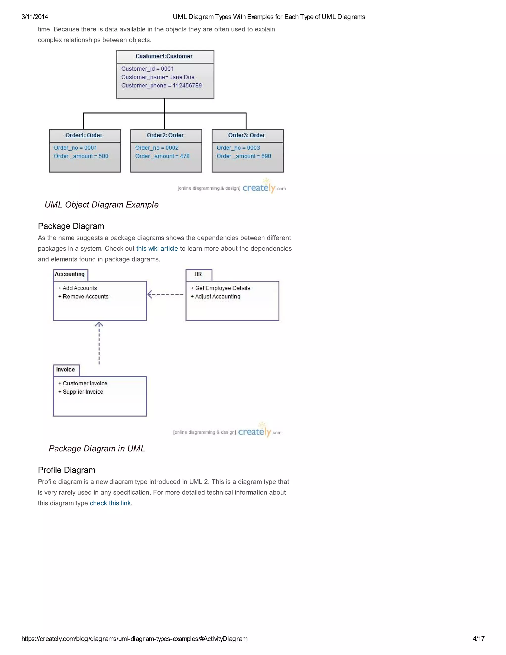 Uml diagram types with e.. | PDF | Graphics Software | Computer Software and Applications