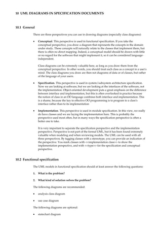 UML guidelines | PDF