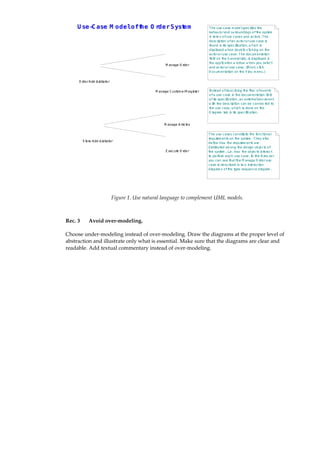 UML guidelines | PDF