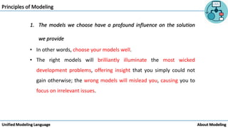 Importance & Principles of Modeling from UML Designing | PPTX