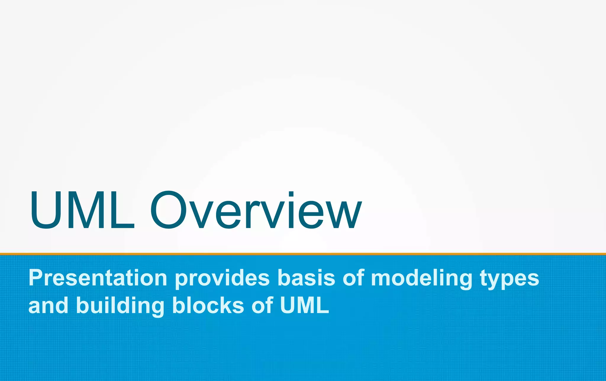 UML overview | PPT