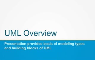 UML overview | PPT
