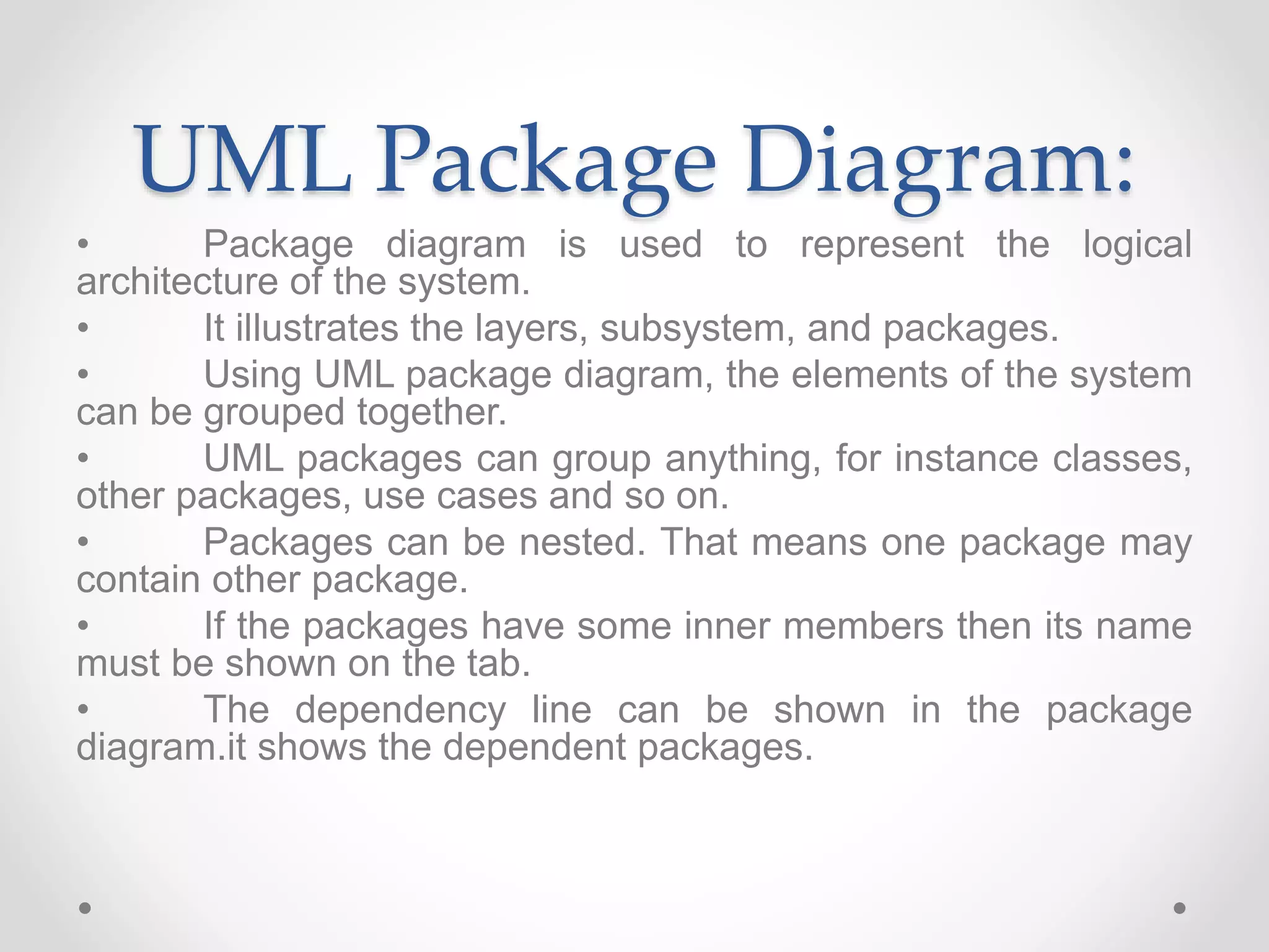 Uml package diagram | PPT
