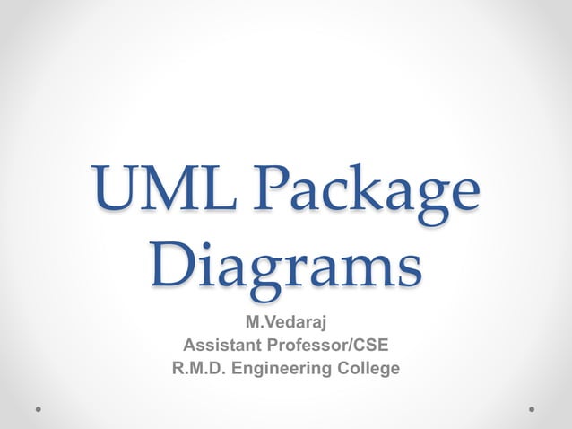 Uml package diagram | PPT