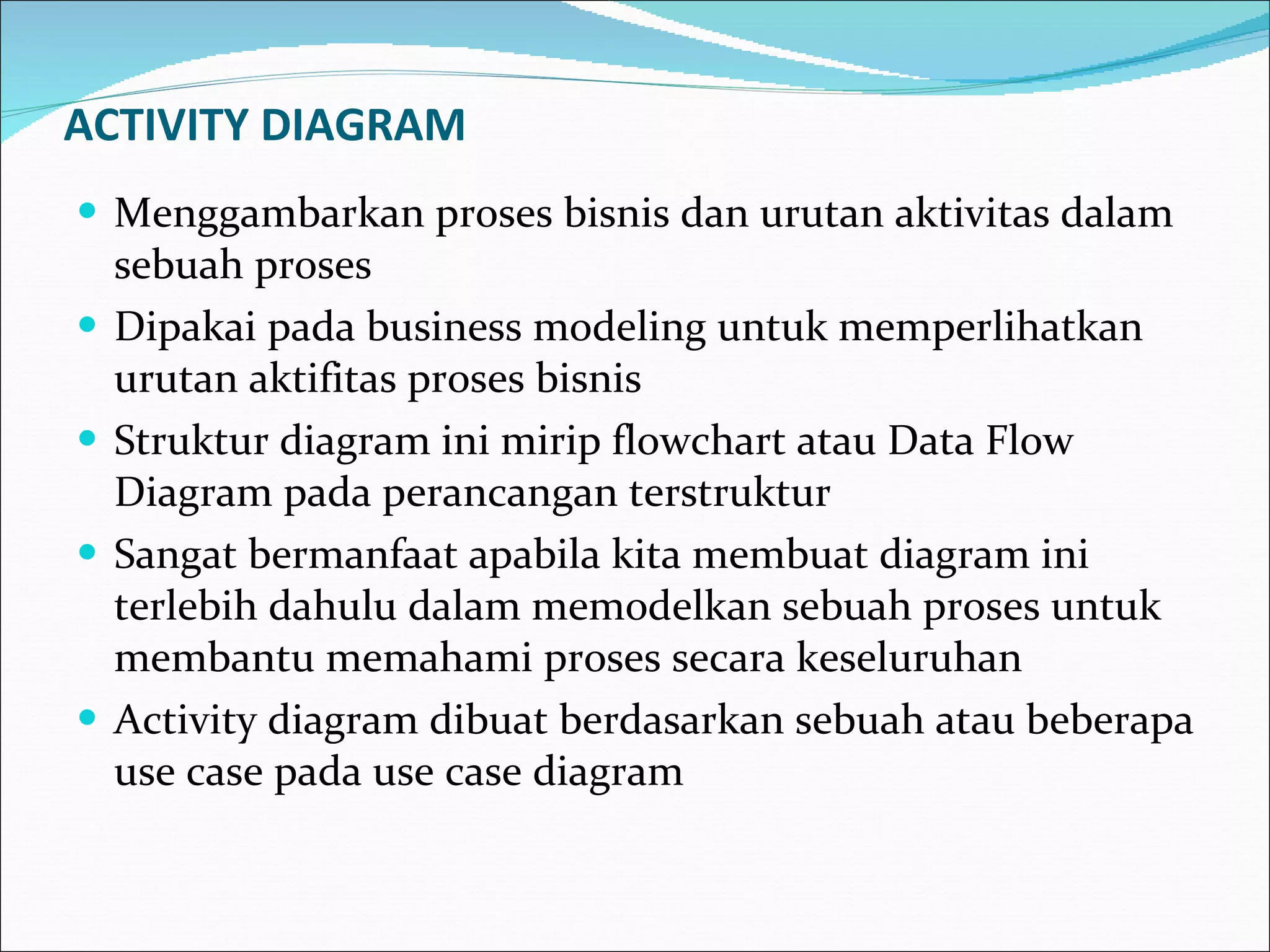 Uml pertemuan 2 activity diagram | PPT
