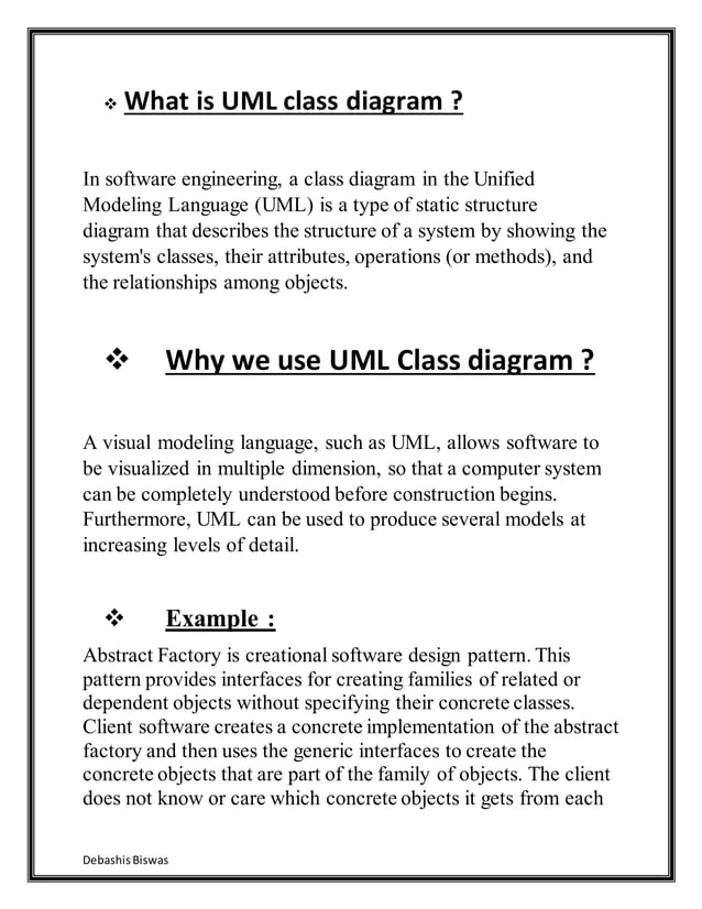 Uml Design Pdf