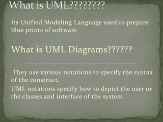 Uml Diagrams | PPT