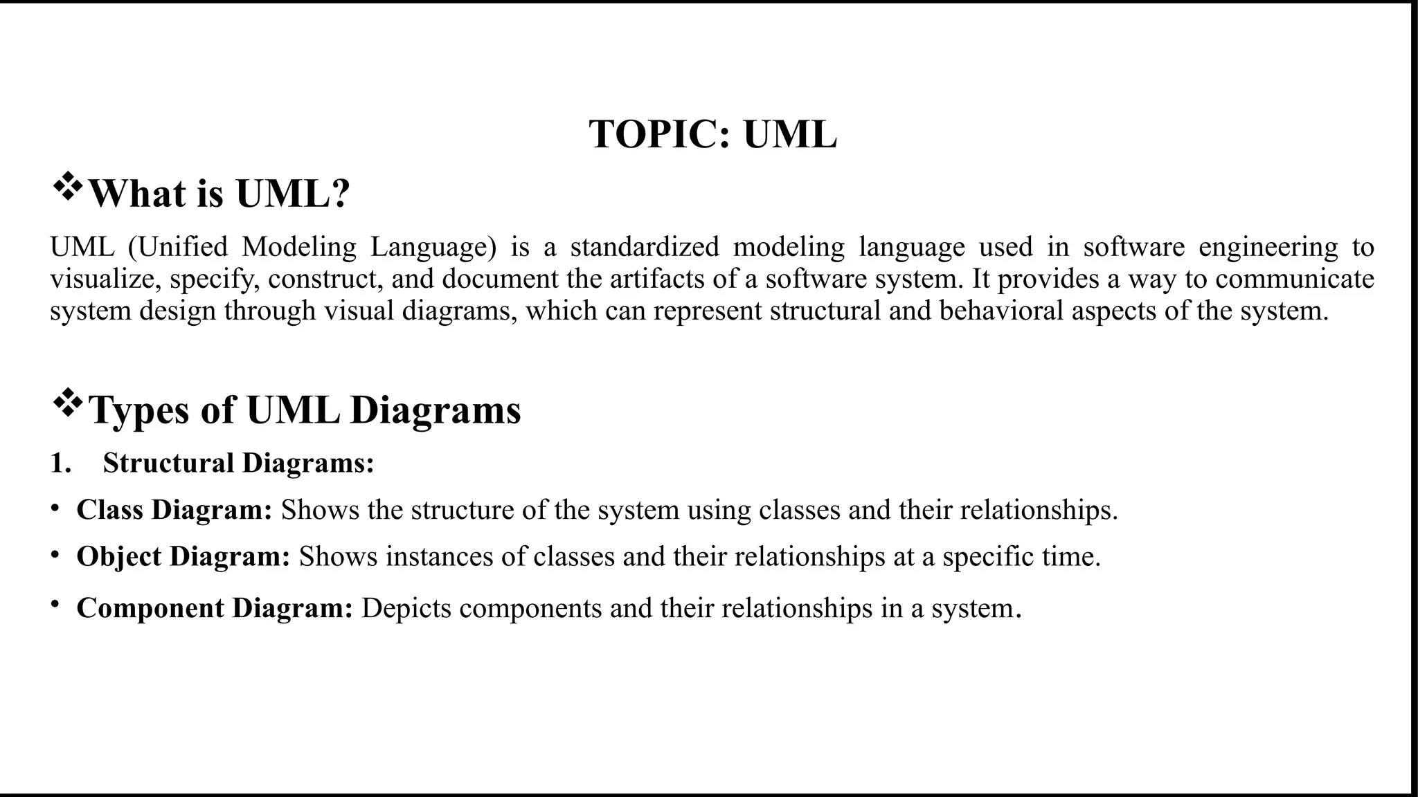 UML Samra Bs it 4th all about aspire college | PPTX
