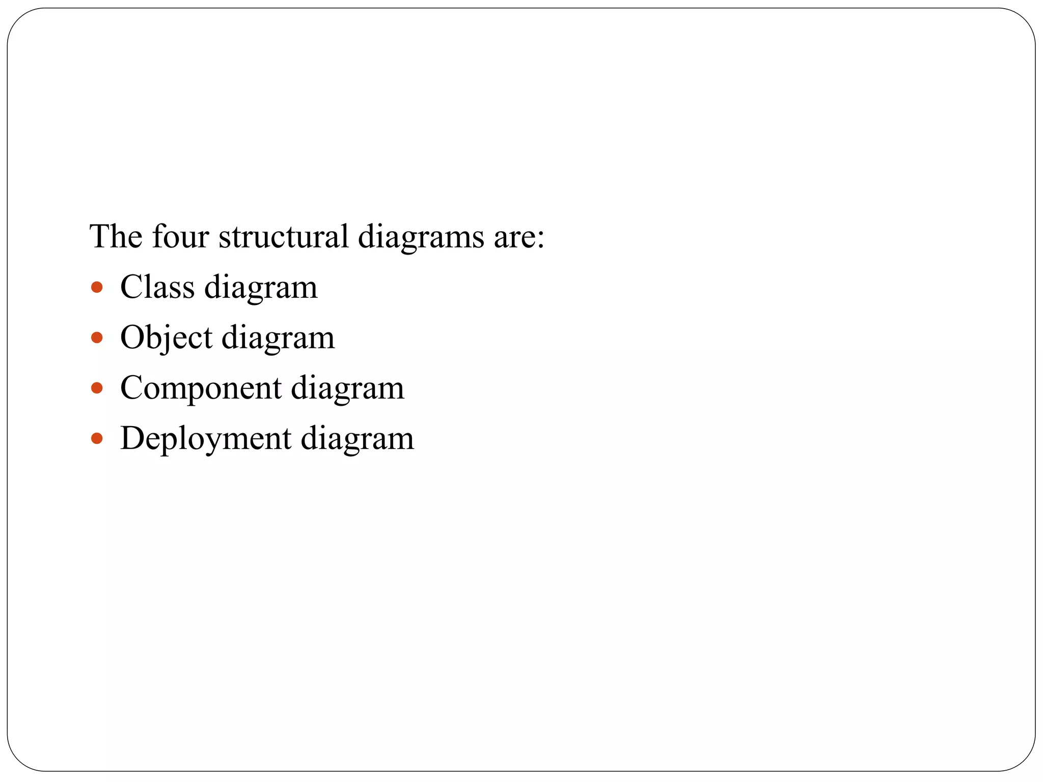 Uml structural diagrams | PPTX