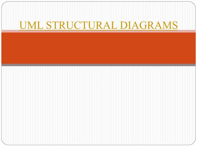 Uml structural diagrams | PPT Uml structural diagrams | PPT