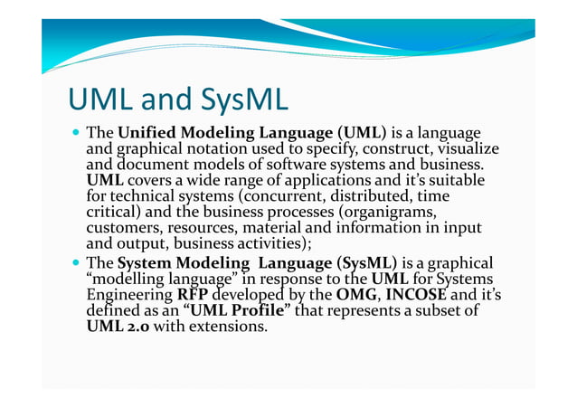 Uml and SysML: is your model ready? | PPT