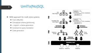 UMLtoNoSQL : From UML domain models to NoSQL Databases | PPTX | Databases | Computer Software ...