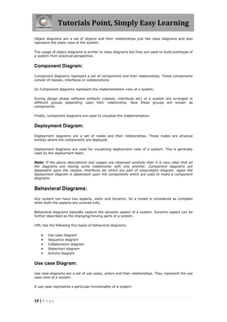 Uml tutorial | PDF