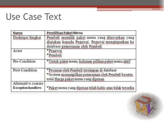 UML & Use Case Diagram | PPTX