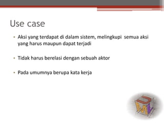 UML & Use Case Diagram | PPTX