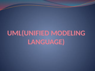UML(UNIFIED MODELING LANGUAGE) for cs .pptx