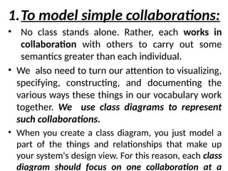 detailed info of class diagram in ooad with uml | PPTX