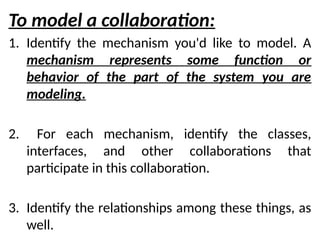 detailed info of class diagram in ooad with uml | PPTX