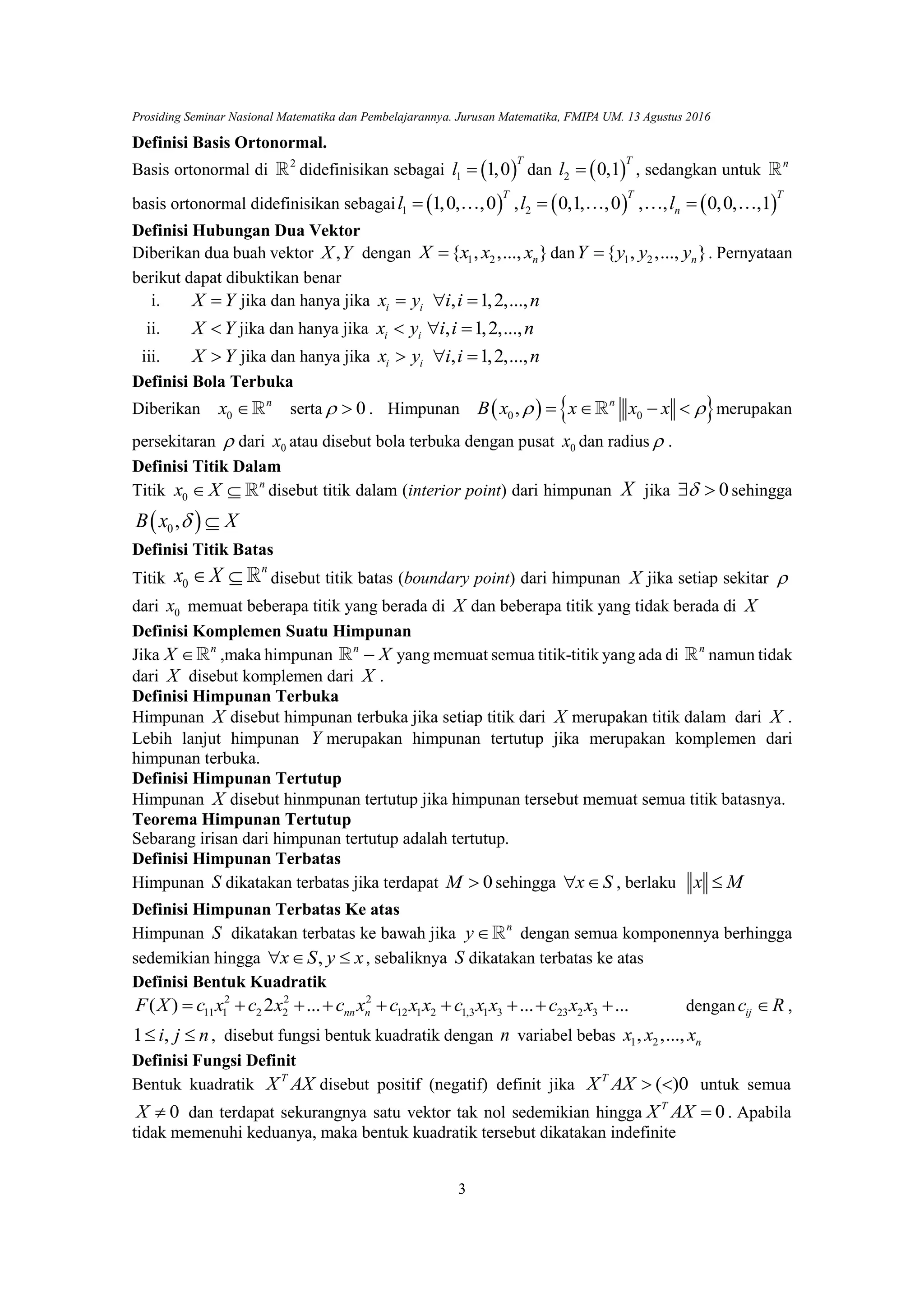metode numerik stepest descent dengan rerata aritmatika | PDF