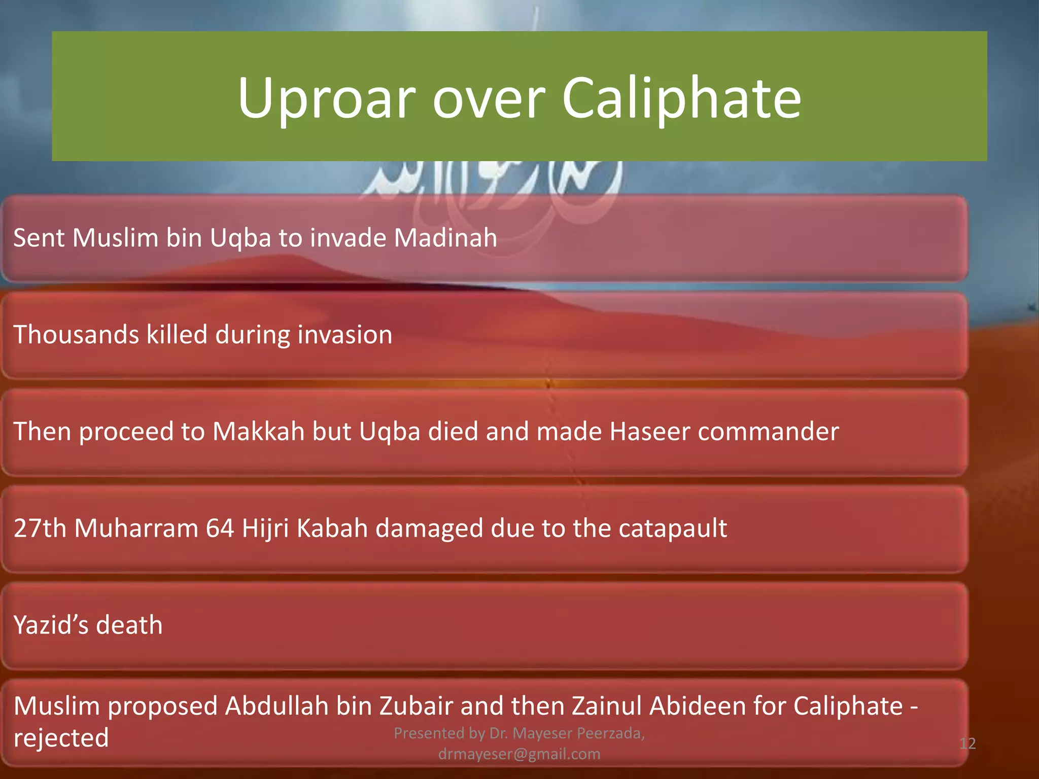 Ummayyad Caliphate Part 2.pptx
