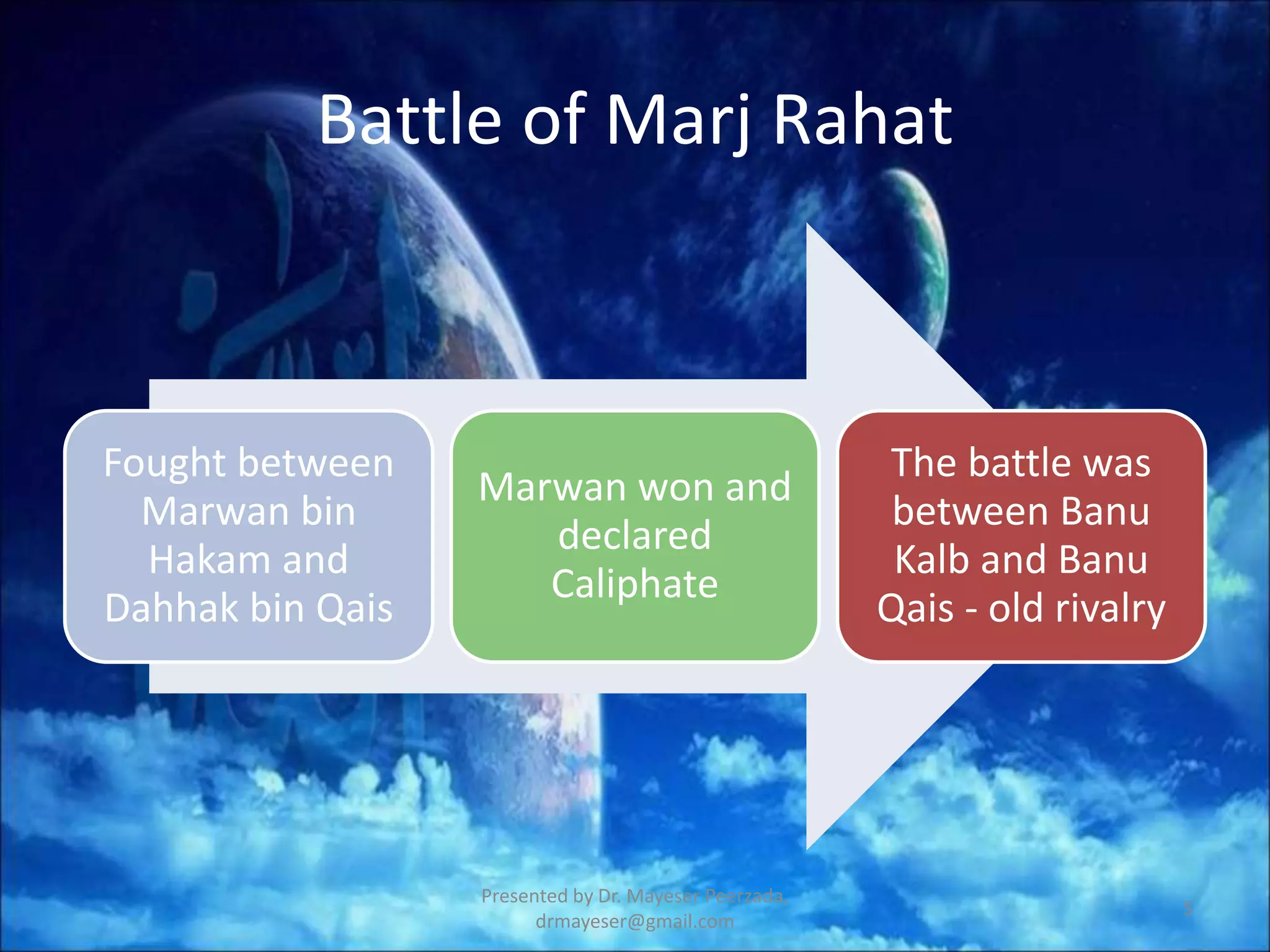 Ummayyad Caliphate Part 3.ppt