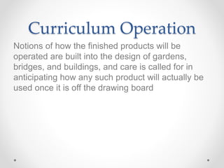 Curriculum Operations | PPTX