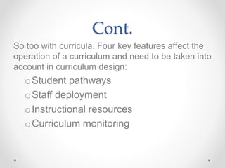 Curriculum Operations | PPTX