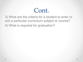 Curriculum Operations | PPTX