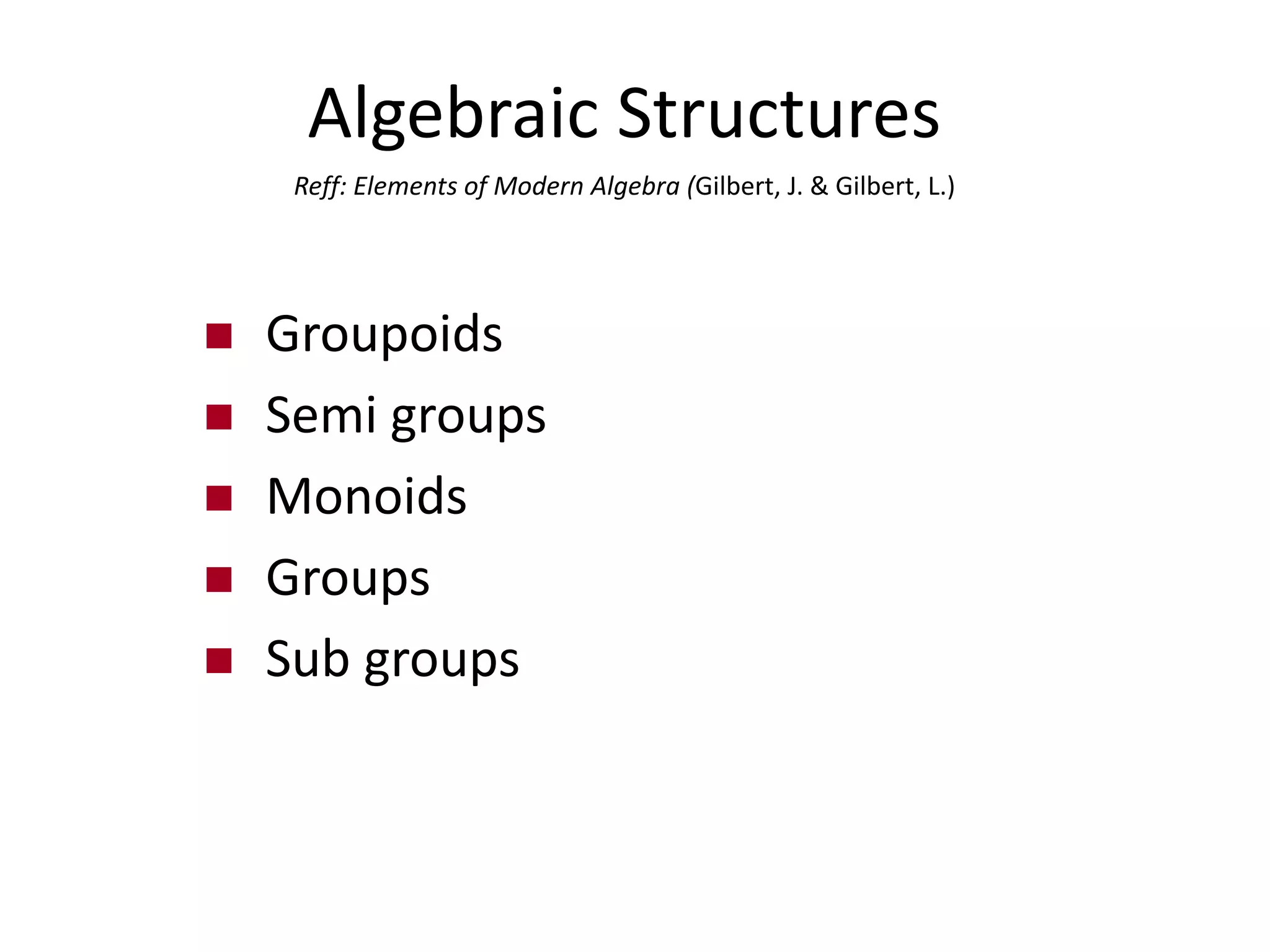 Ummi Khasanah (Struktur Aljabar).ppt | Programming Languages | Computing