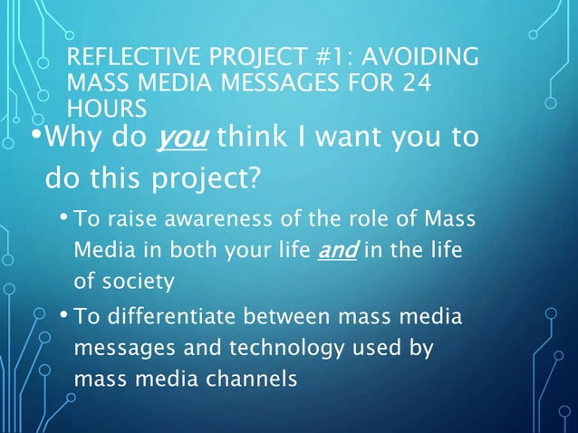 COMM 101-Reflective Project #1 | PPT