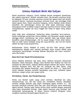 Ummu habibah | PDF