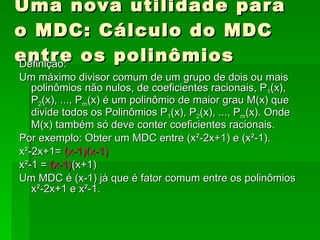 Calculando MMC e MDC geometricamente | PPT