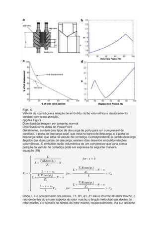 Um novo modelo de compressor de parafuso para a simulação do sistema de ...