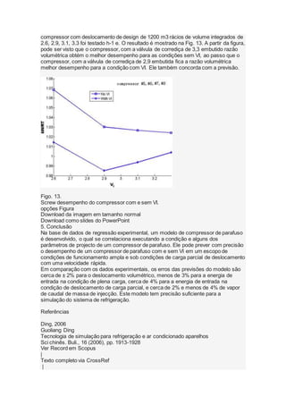 Um novo modelo de compressor de parafuso para a simulação do sistema de ...
