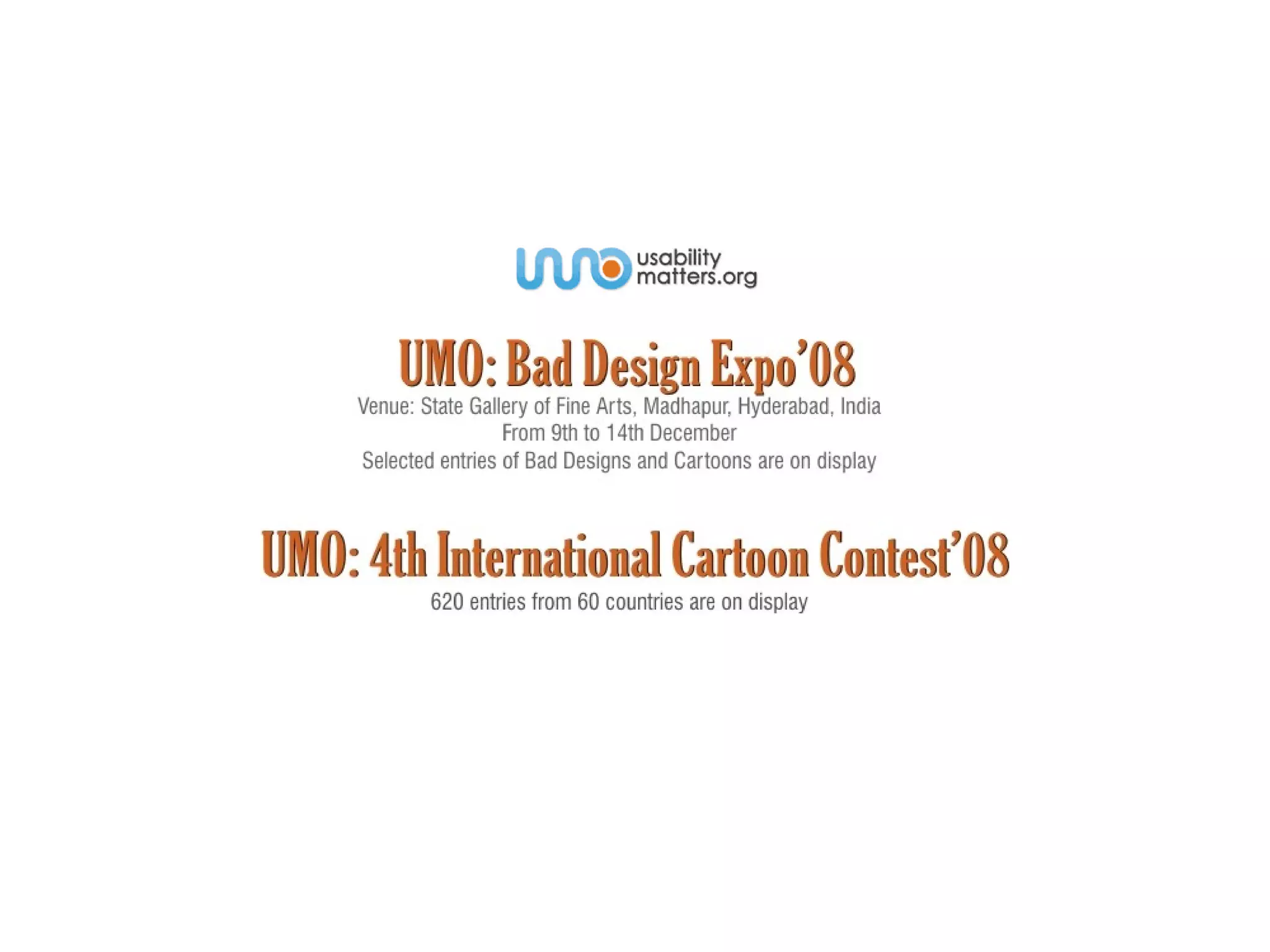 Umo Bad Design Expo08 | PPT