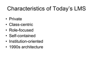W(h)ither the LMS? | PPT | Computer Software and Applications | Computing