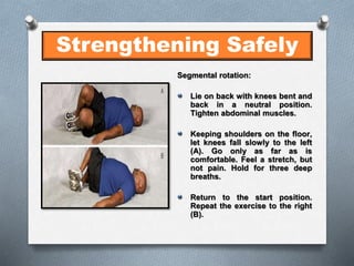 Baseball and Softball Officials' Offseason Strengthening Exercises | PPTX