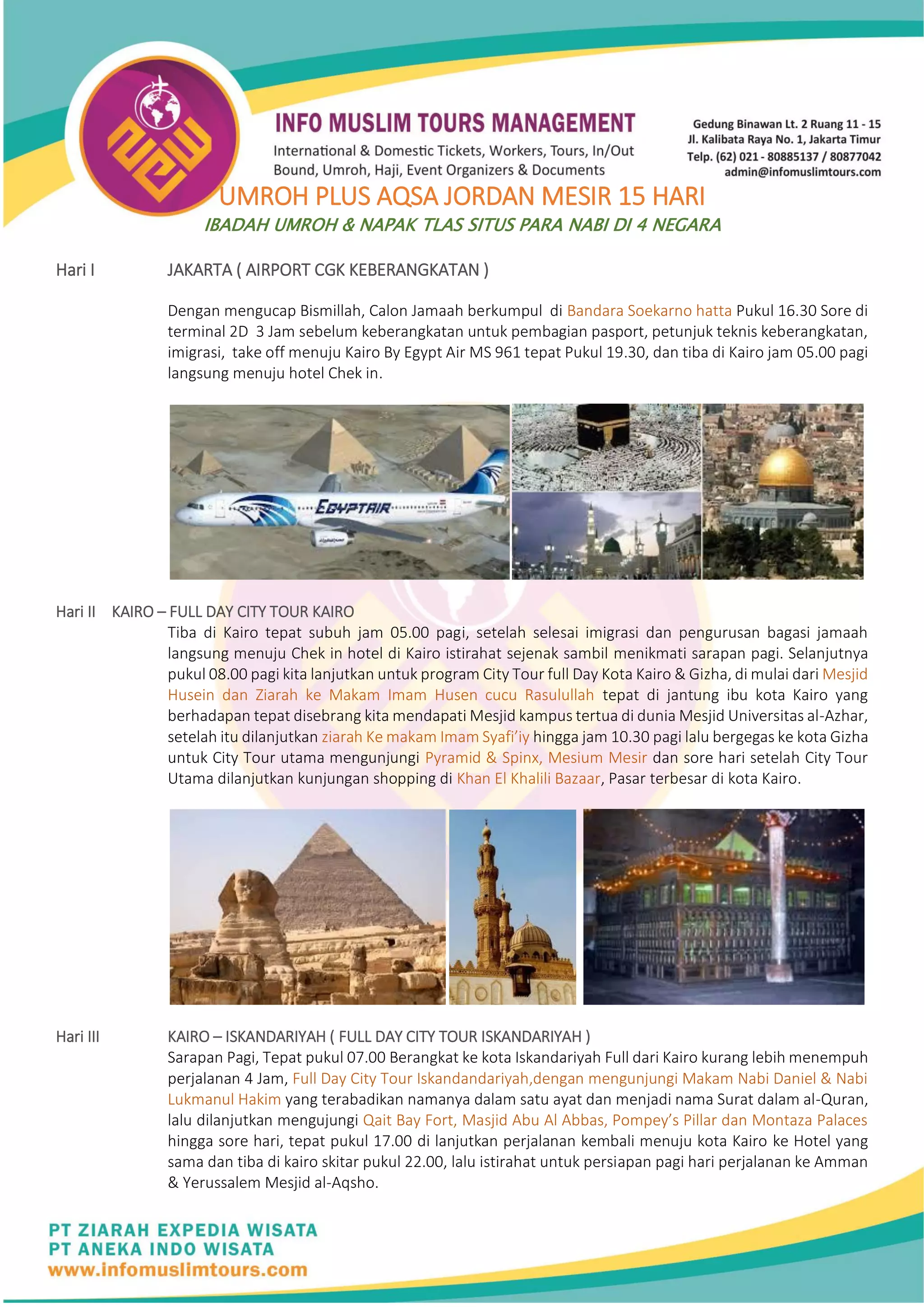 Umrah plus-aqsa-jordan-mesir-15-hari(1) | PDF