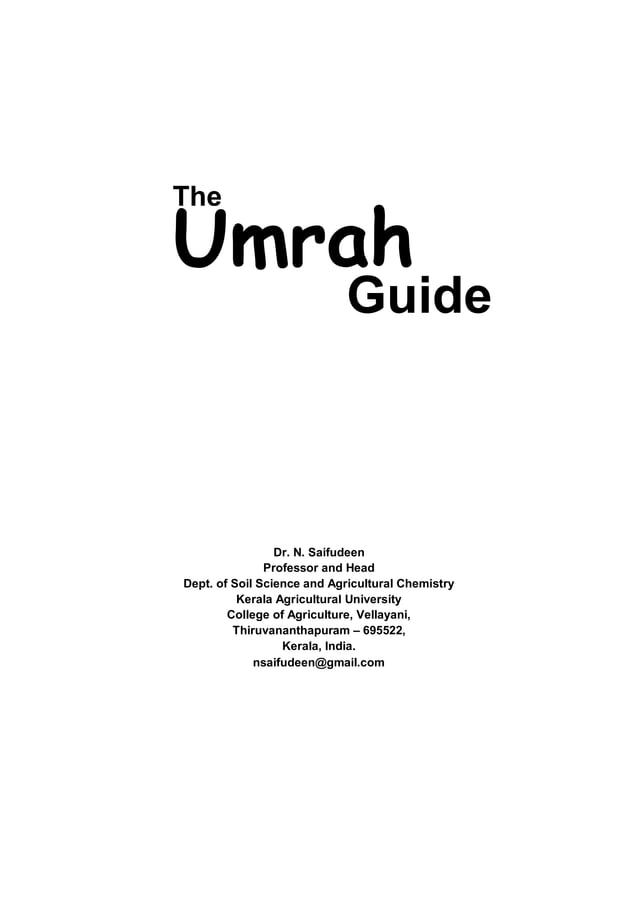 Brief Umrah Guide | PDF | Islam | Religion & Spirituality