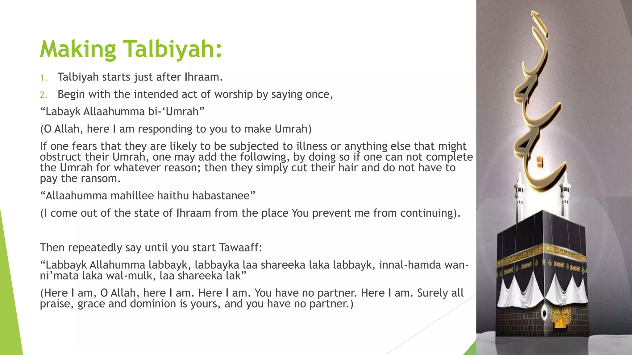 Umrah Step By Step | PPTX