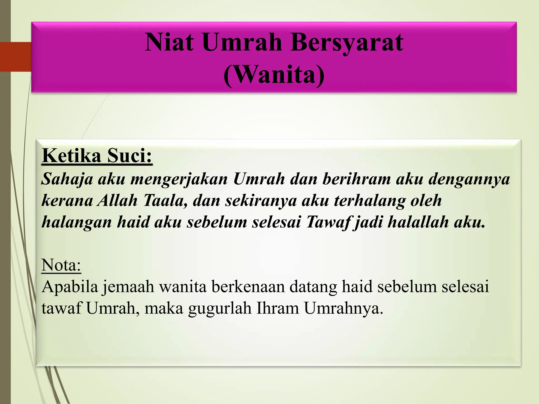 Slide Pelaksanaan Ibadah Umrah Ikut Tertib | PPTX