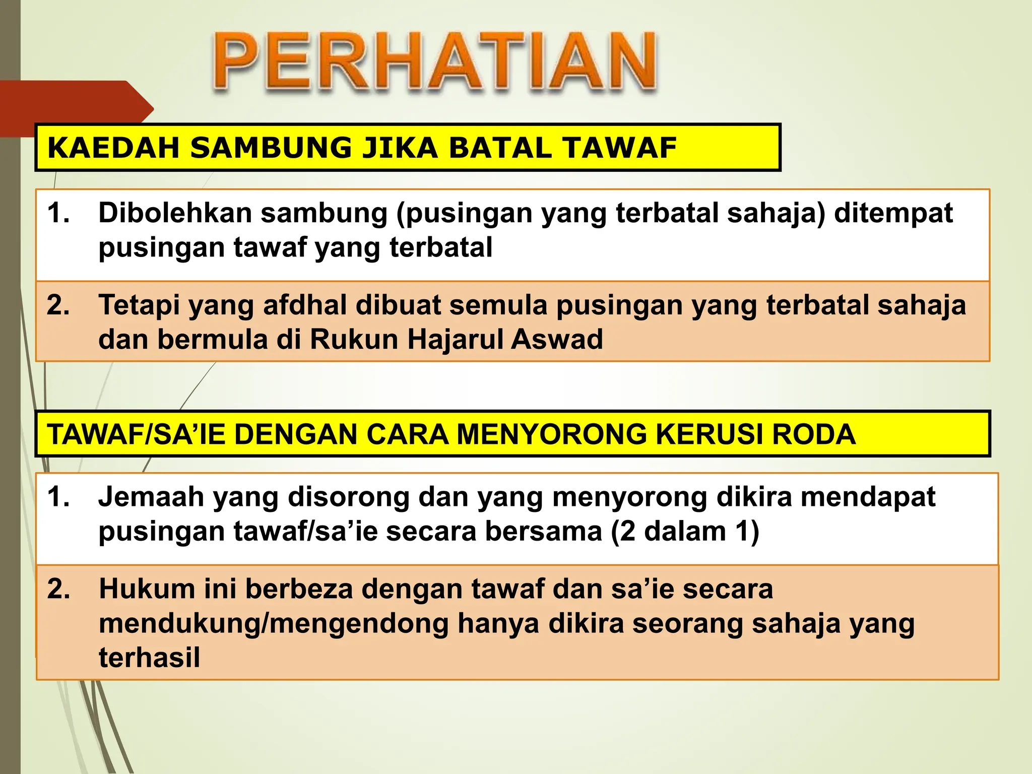 Slide Pelaksanaan Ibadah Umrah Ikut Tertib | PPTX
