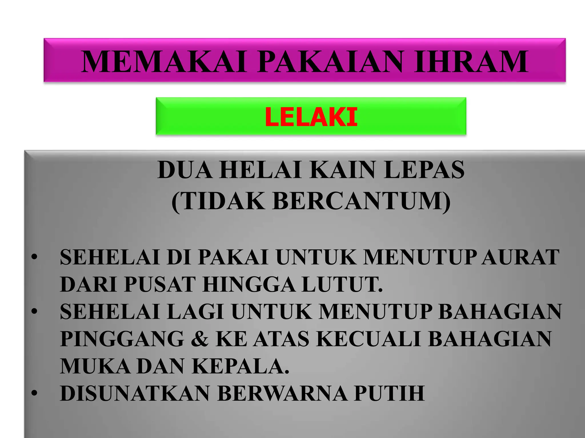 Slide Pelaksanaan Ibadah Umrah Ikut Tertib | PPTX