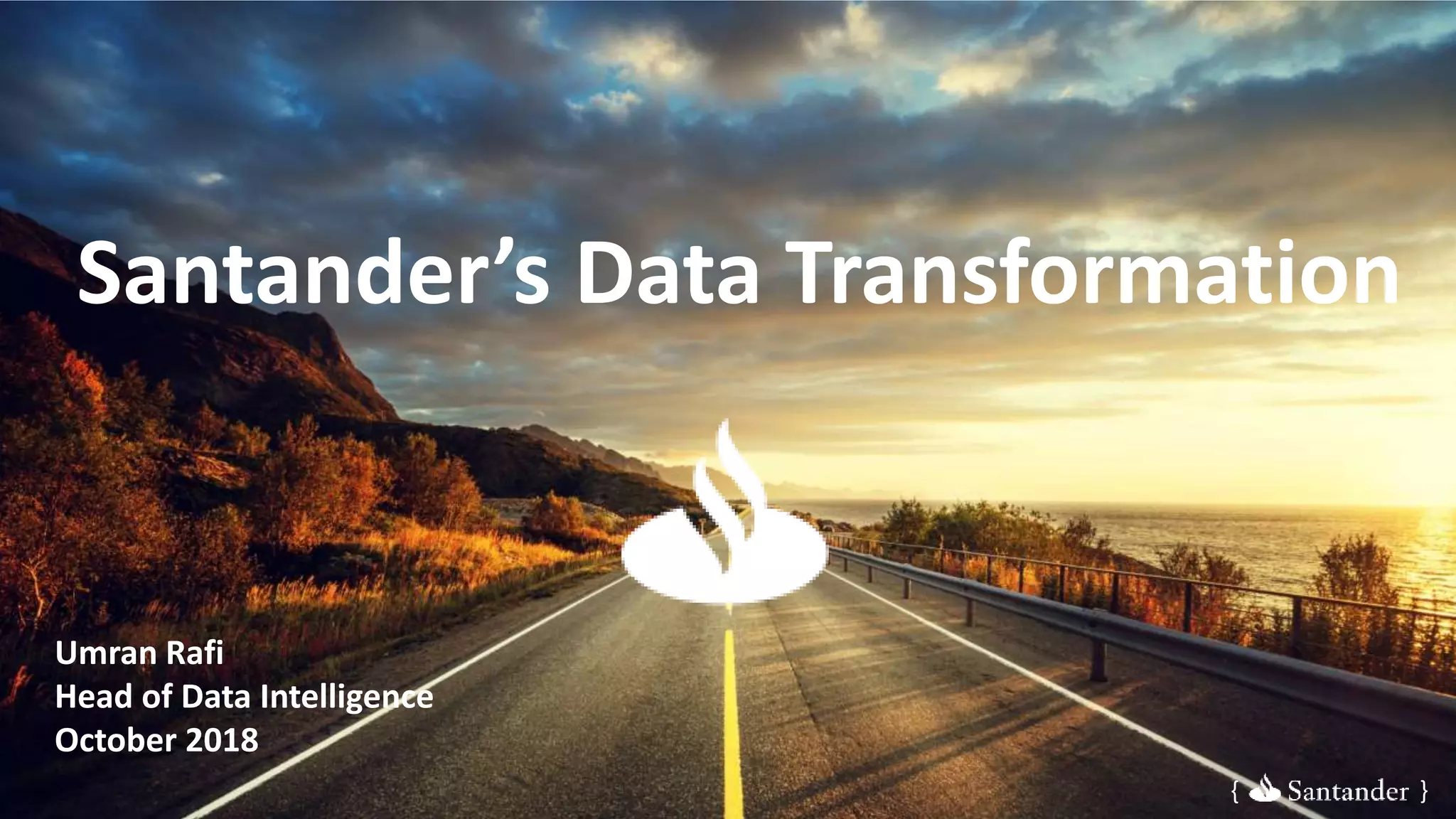 Santander's Data Transformation | PPTX