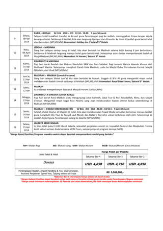 Paket Umroh Plus Eropa & Keukenhof 31 Mart dan 28 April 2014 | PDF