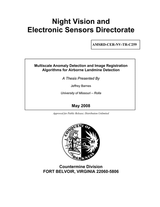 Multiscale Anomaly Detection And Image Registration Algorithms For