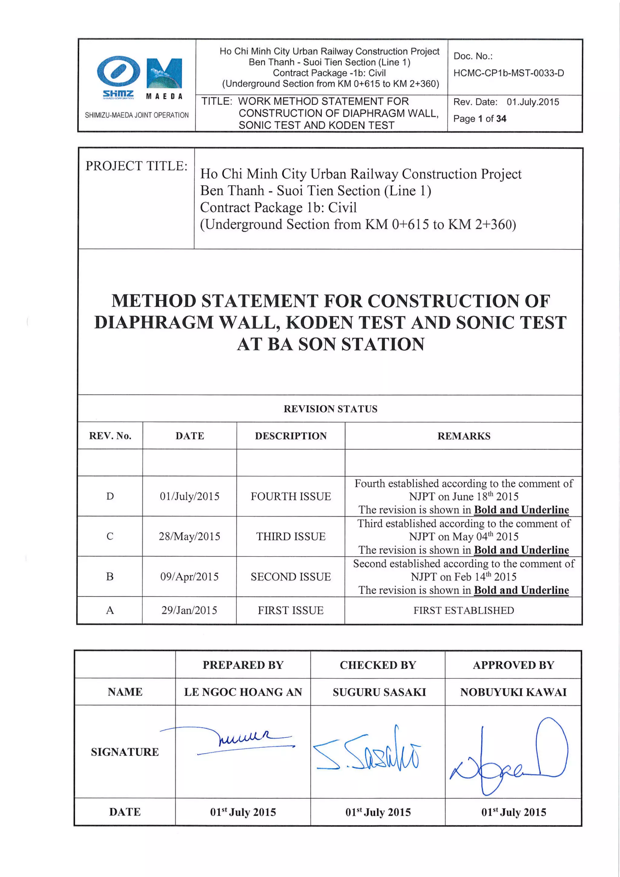 Umrtl1 cp1b-stbs-cws-mst-00033-d-method statement for construction of ...