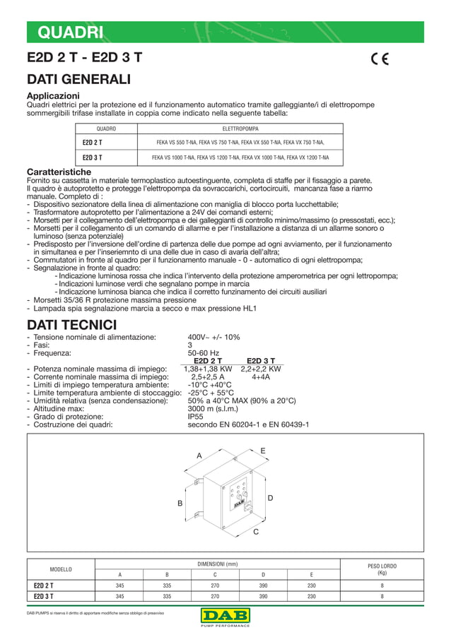 DAB FEKA 550 - 750 - Fornid | PDF
