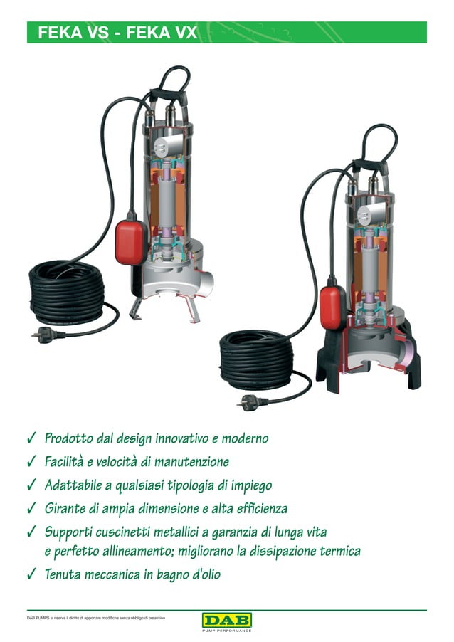 DAB FEKA 550 - 750 - Fornid | PDF | Free Download